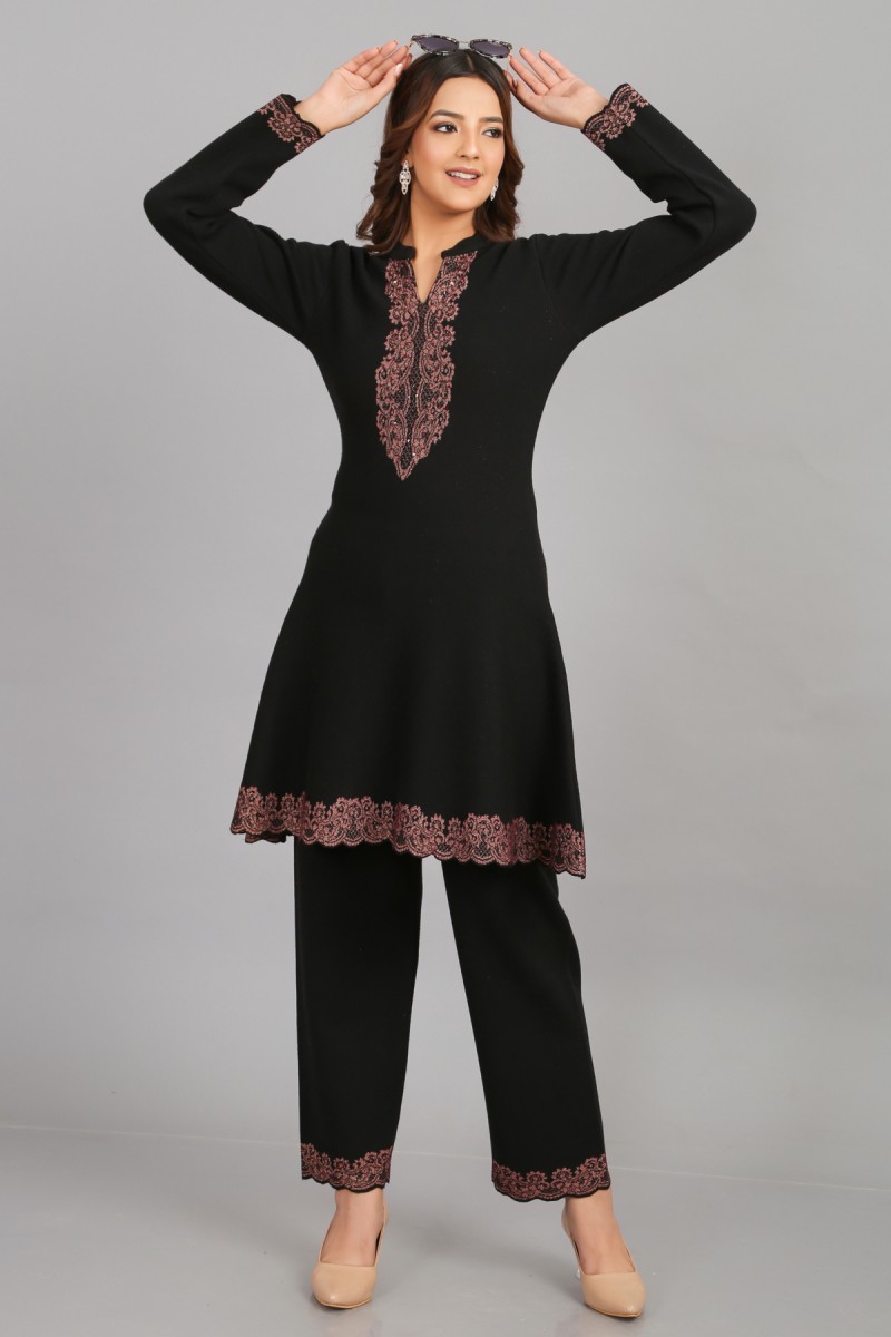 Women Co Ord Dresses, Woollen Co Ord Sets for Ladies Online